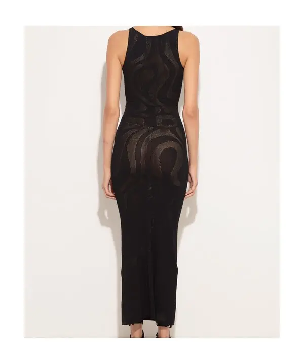 Emilio Pucci Seamless Marmo Jacquard Maxi Dress