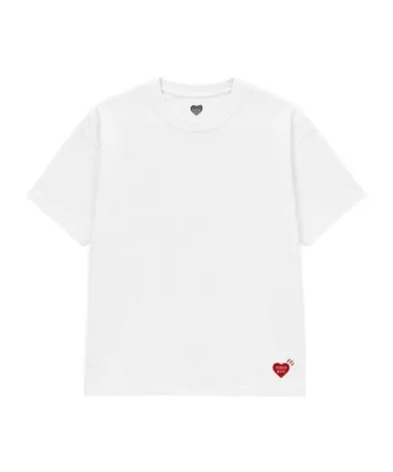 HUMAN MADE Short Sleeve T-shirt - White/red