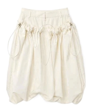 Sacai Drawstring Midi Skirt