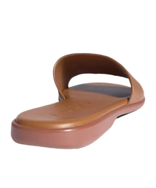 Gucci Double G Slide Sandals - Brown