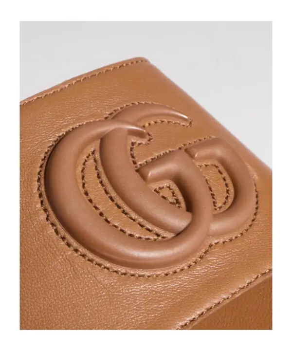 Gucci Double G Slide Sandals - Brown