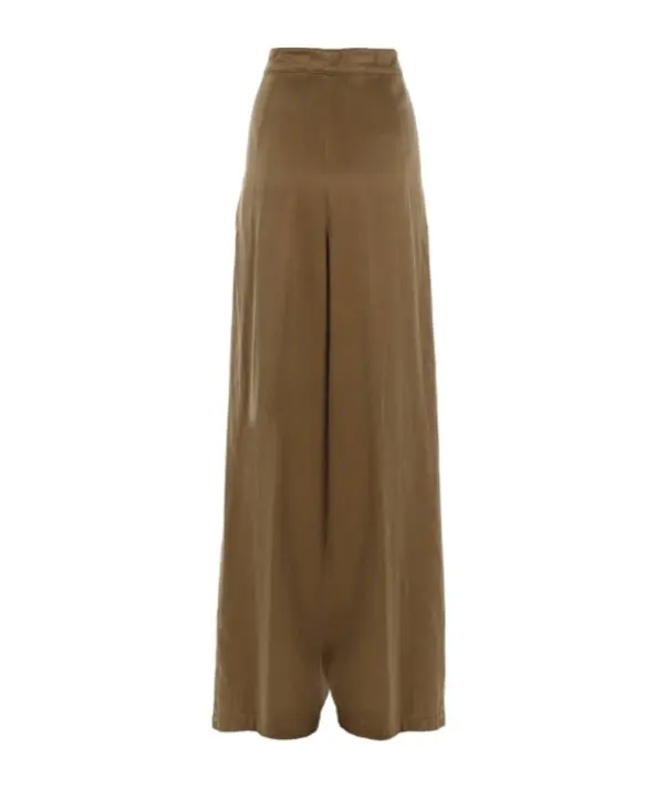 Dries Van Noten Wide Leg Pleated Trousers