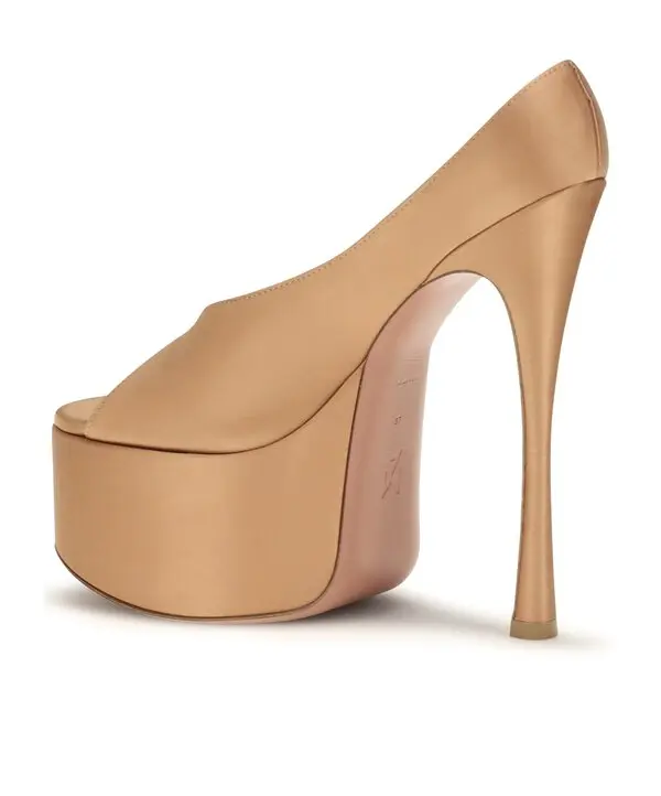 Amina Muaddi Anok Platform 155 Heeled Pumps