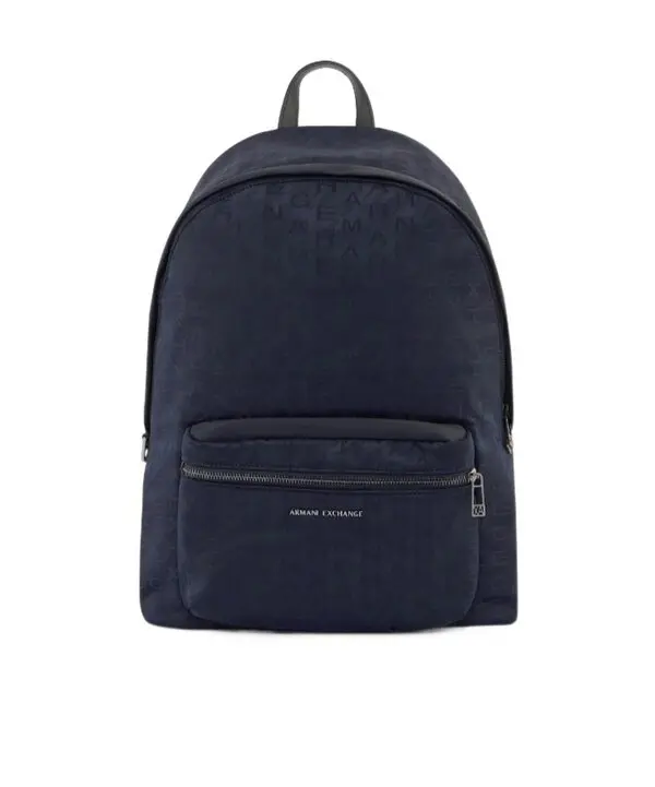 Armani Exchange Technical Fabric Backpack - Navy Blue