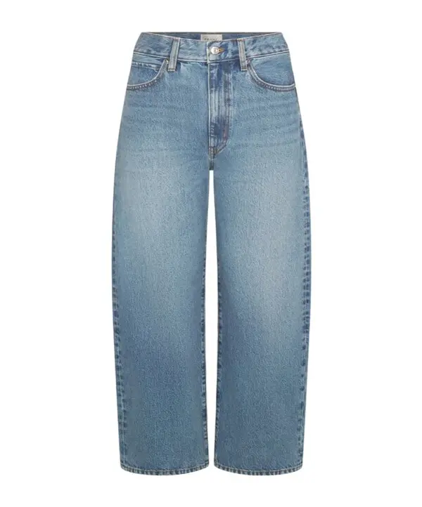 FRAME The Bow Crop Jeans - Blue