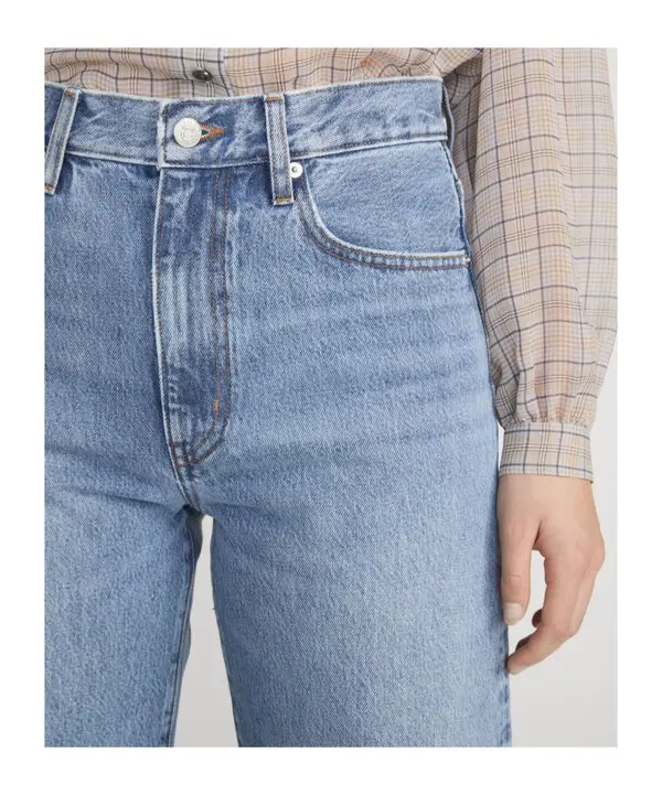 FRAME The Bow Crop Jeans - Blue
