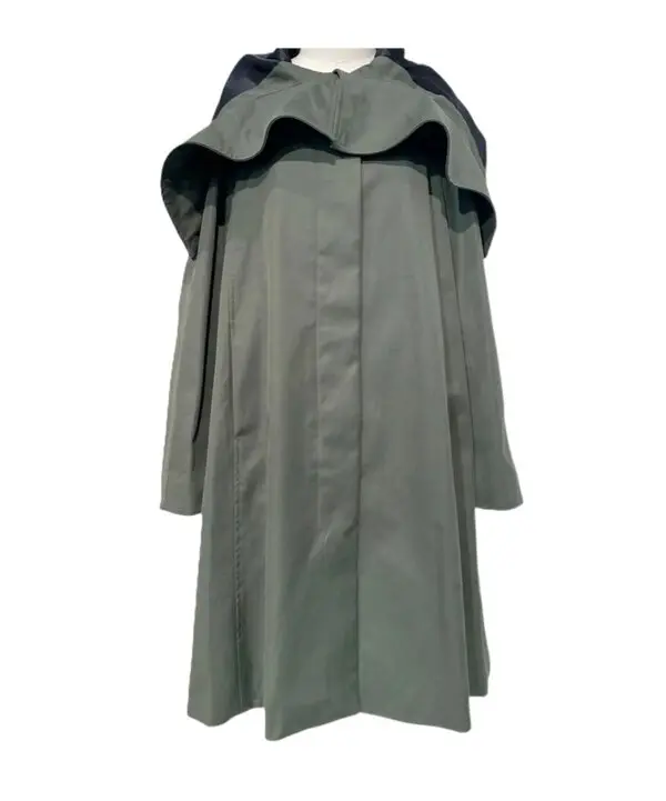 Dries Van Noten Long Sleeve Hooded Trench Coat