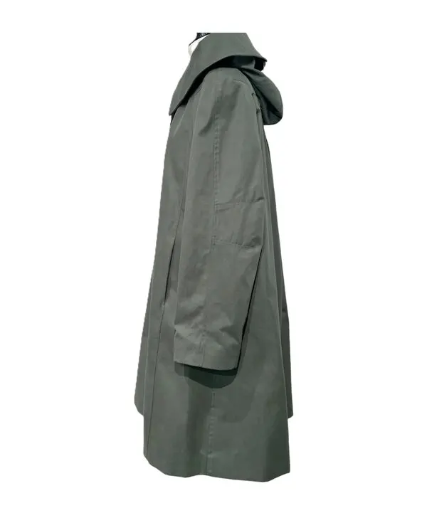 Dries Van Noten Long Sleeve Hooded Trench Coat