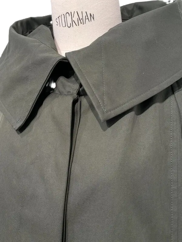 Dries Van Noten Long Sleeve Hooded Trench Coat