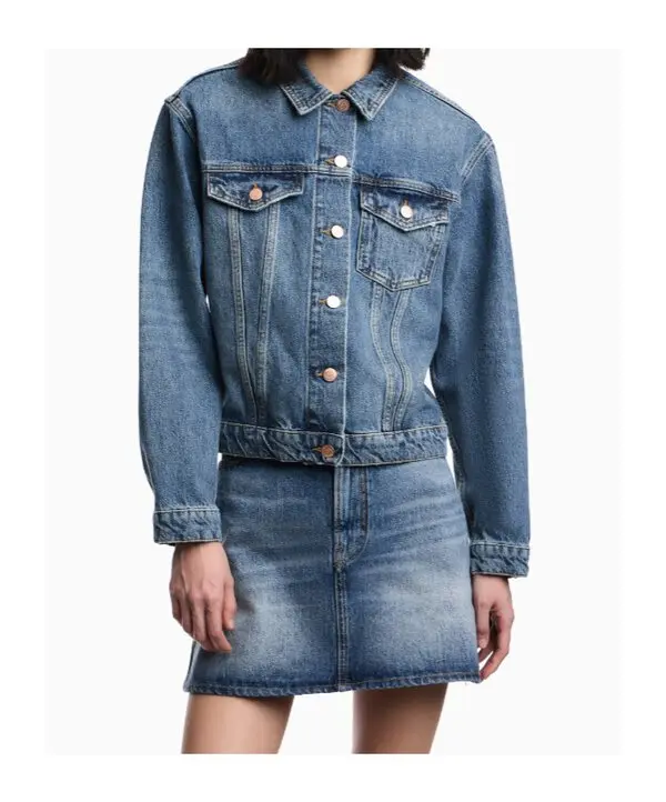 Emporio Armani Classic Denim Jacket - Blue