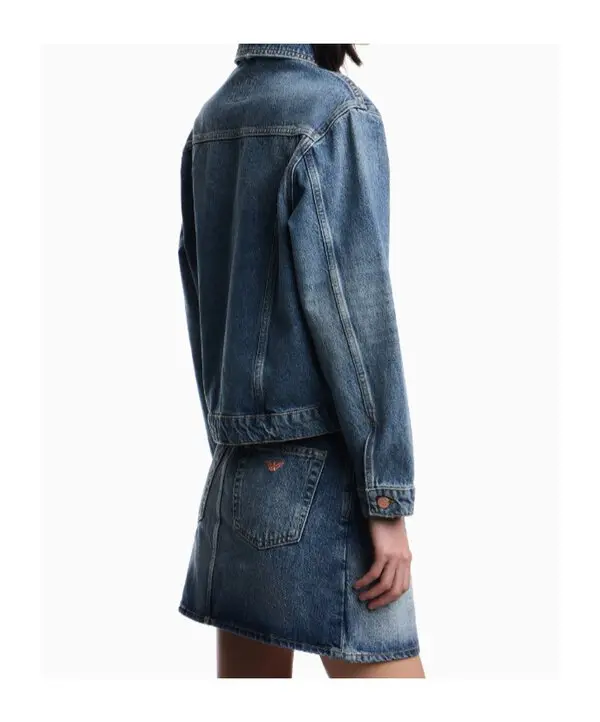 Emporio Armani Classic Denim Jacket - Blue