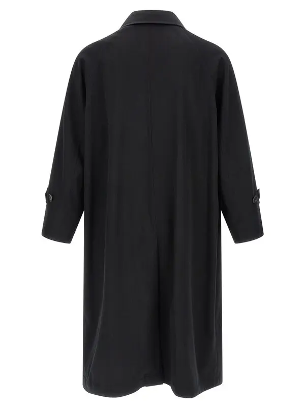 Auralee Wool Gabardine Trench Coat