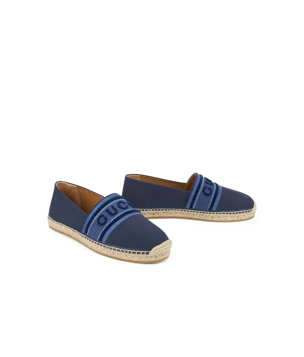 Gucci Logo Embroidered Espadrilles