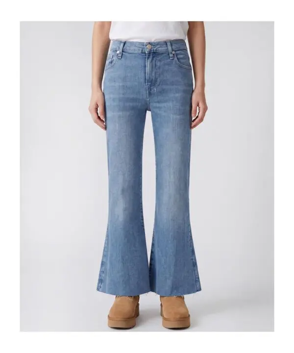 7 For All Mankind Cropped Flare Jeans