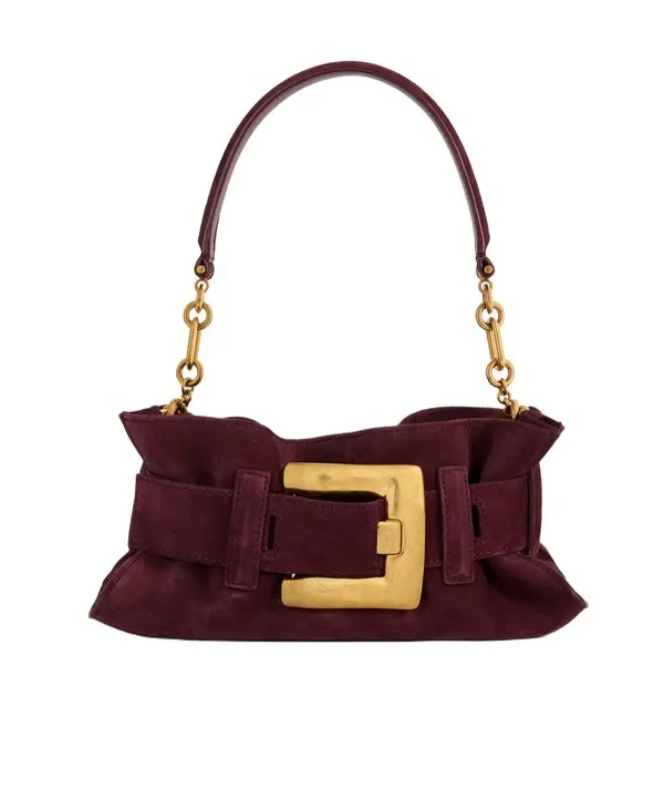 Balmain Anthem Mini Shoulder Bag - Red