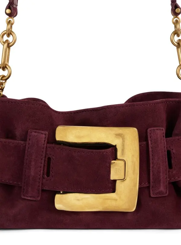 Balmain Anthem Mini Shoulder Bag - Red