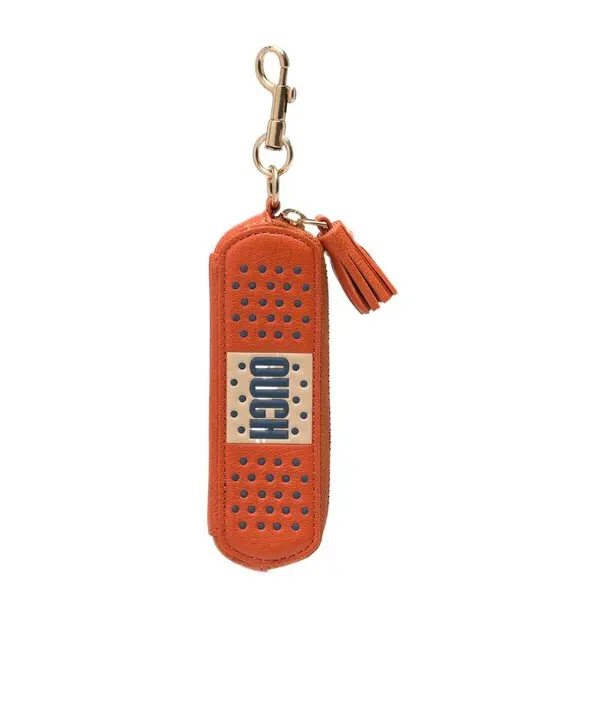 ANYA HINDMARCH Tassel Keychain - Dark Brown