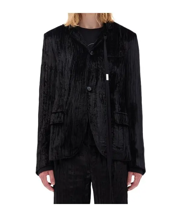 ANN DEMEULEMEESTER Lucius Velvet Blazer