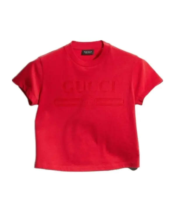 Gucci Cotton Jersey T-shirt With Print - Red