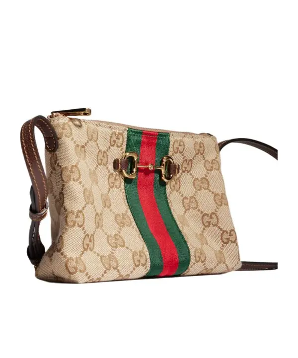 Gucci Horsebit Web Small Shoulder Bag