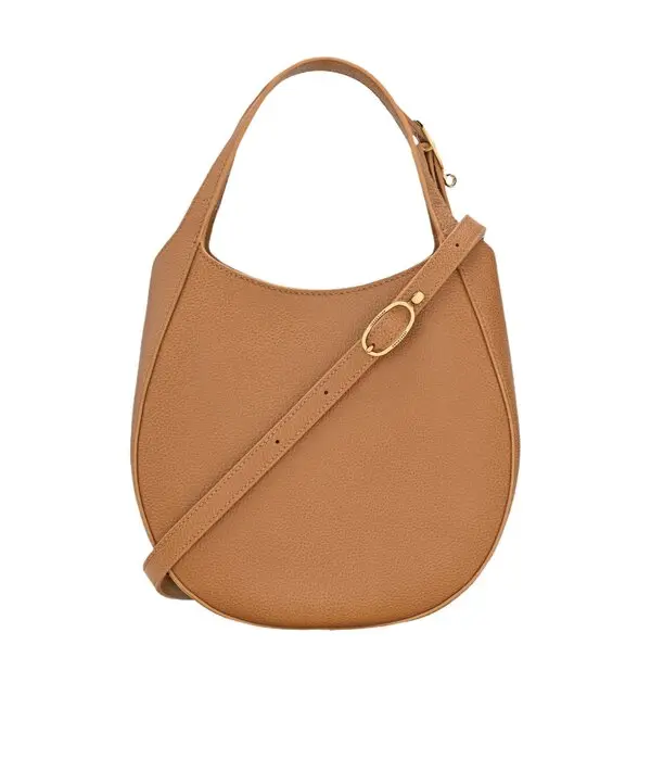 Longchamp Leather Hobo Shoulder Bag