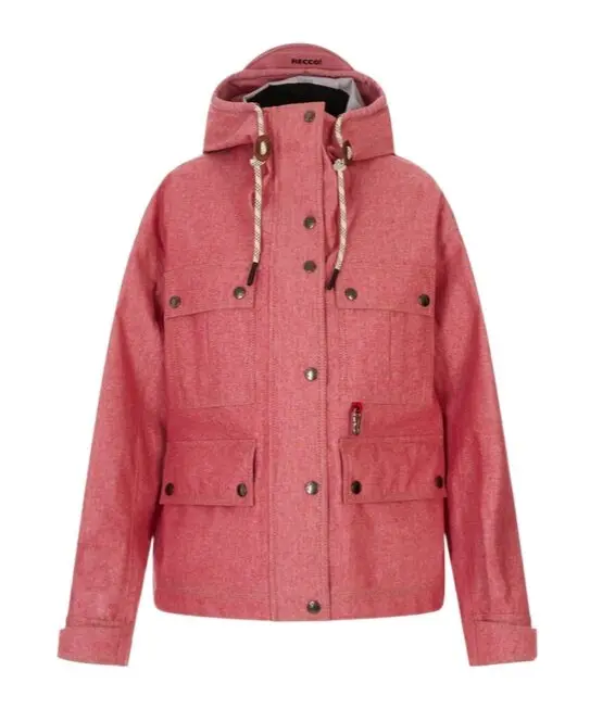 Moncler Beziers Chambray Field Jacket - Pink