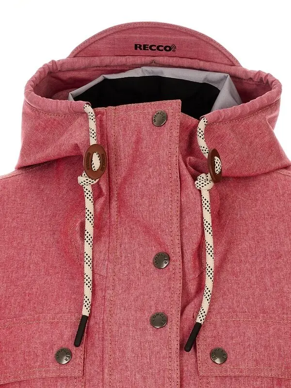 Moncler Beziers Chambray Field Jacket - Pink