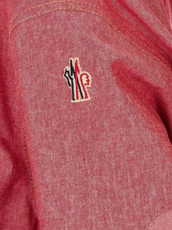 Moncler Beziers Chambray Field Jacket - Pink