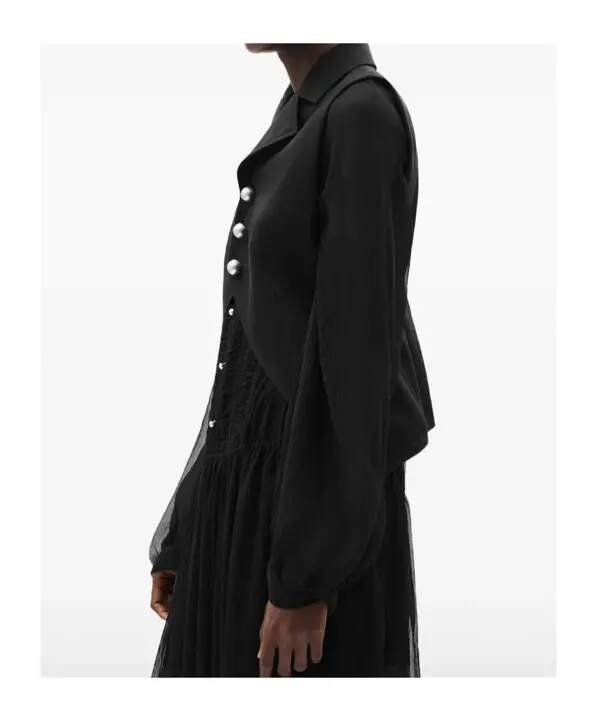ANN DEMEULEMEESTER Lune Sleeveless Waistcoat