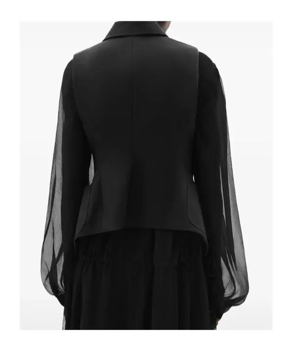 ANN DEMEULEMEESTER Lune Sleeveless Waistcoat