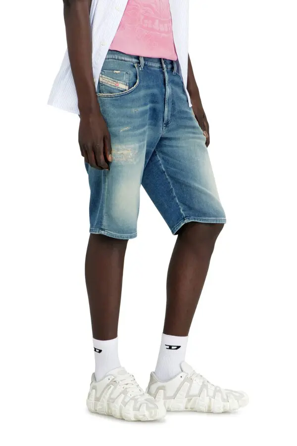DIESEL® Drawstring Denim Shorts
