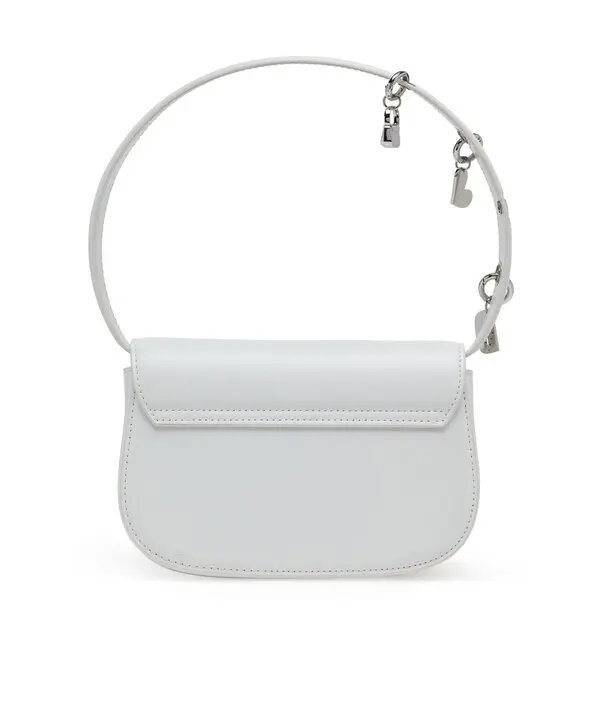 DIESEL® 1dr Charm-embellished Shoulder Bag - White