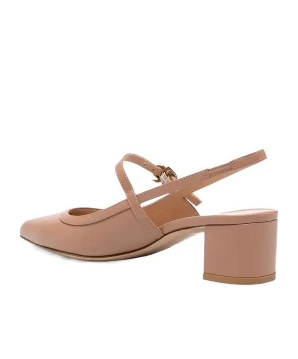 GIANVITO ROSSI Slingback Pumps With Chunky Heel