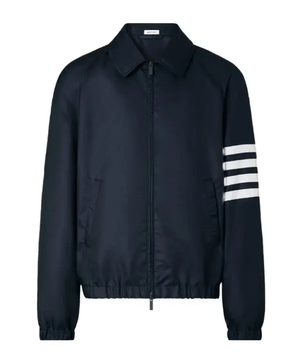 Thom Browne Shiny Ripstop 4-bar Track Jacket