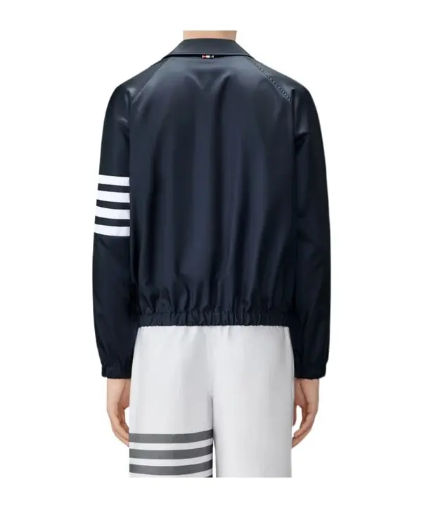 Thom Browne Shiny Ripstop 4-bar Track Jacket
