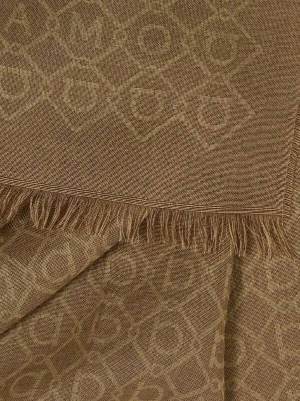 FERRAGAMO Gancini Logo Stole