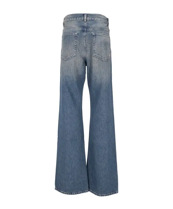 ANN DEMEULEMEESTER Stonewashed Wide-leg Jeans - No