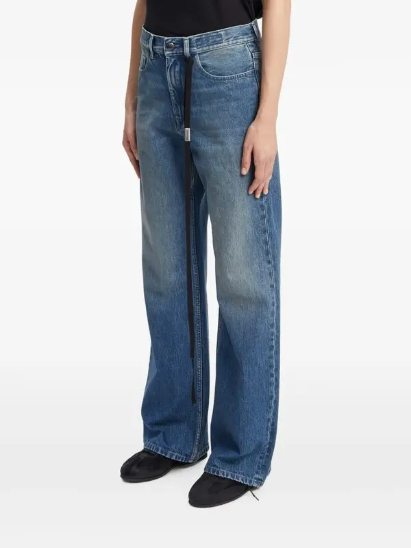 ANN DEMEULEMEESTER Stonewashed Wide-leg Jeans - No