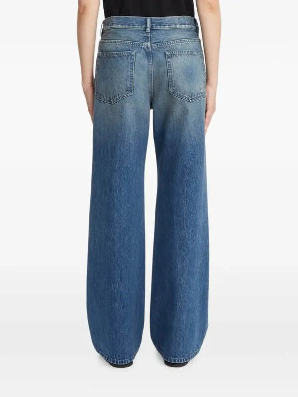 ANN DEMEULEMEESTER Stonewashed Wide-leg Jeans - No