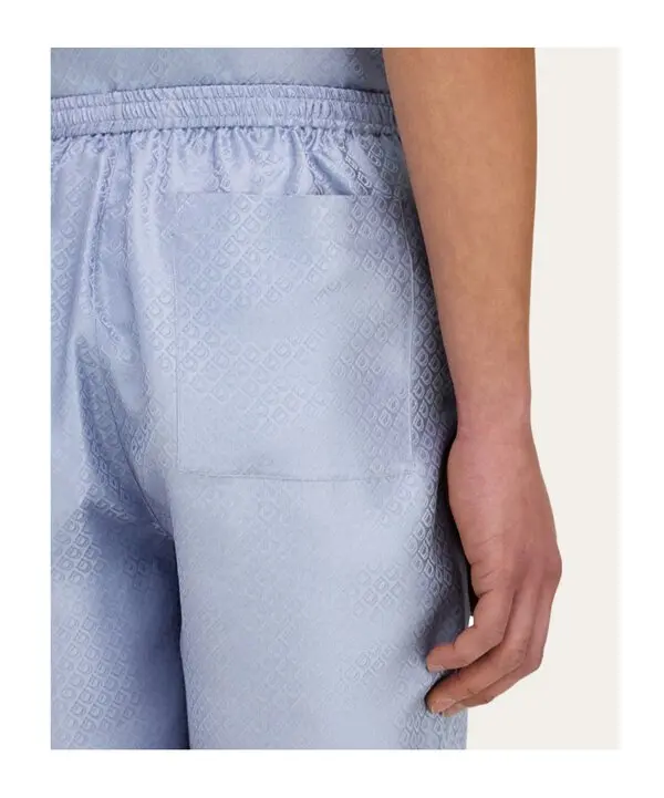 FERRAGAMO Silk Bermuda Shorts