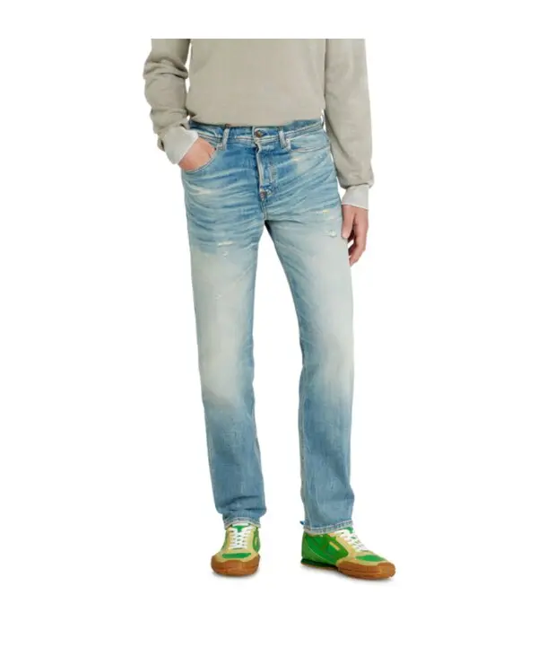 DIESEL® D-definitive Regular Fit Jeans - Light Blue