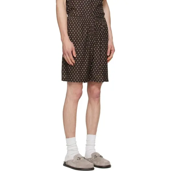 FERRAGAMO Geometric Print Bermuda Shorts