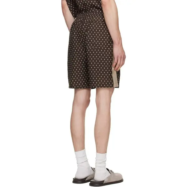 FERRAGAMO Geometric Print Bermuda Shorts