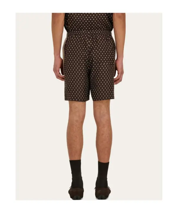 FERRAGAMO Geometric Print Bermuda Shorts