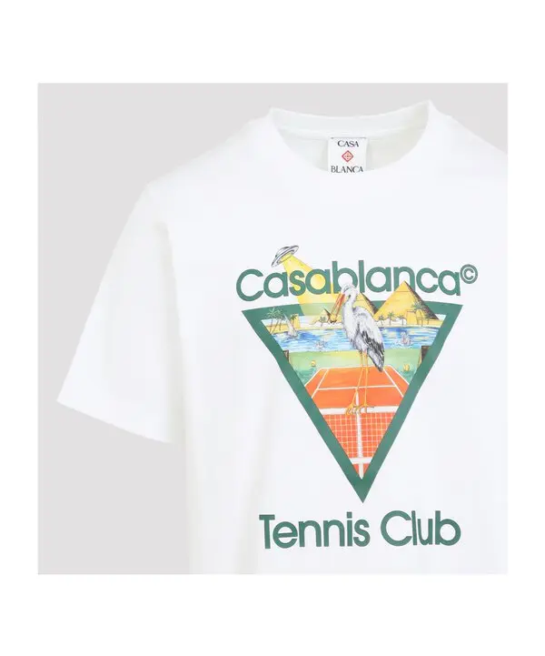 Casablanca Tennis Club Graphic-print T-shirt