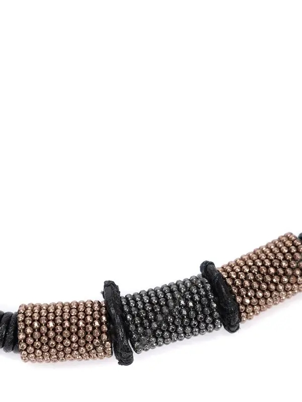 Brunello Cucinelli Lobster Buckle Beaded Necklace