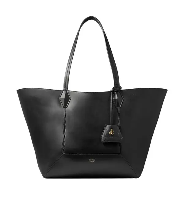 JIMMY CHOO Diamond Logo Detailed Tote Bag