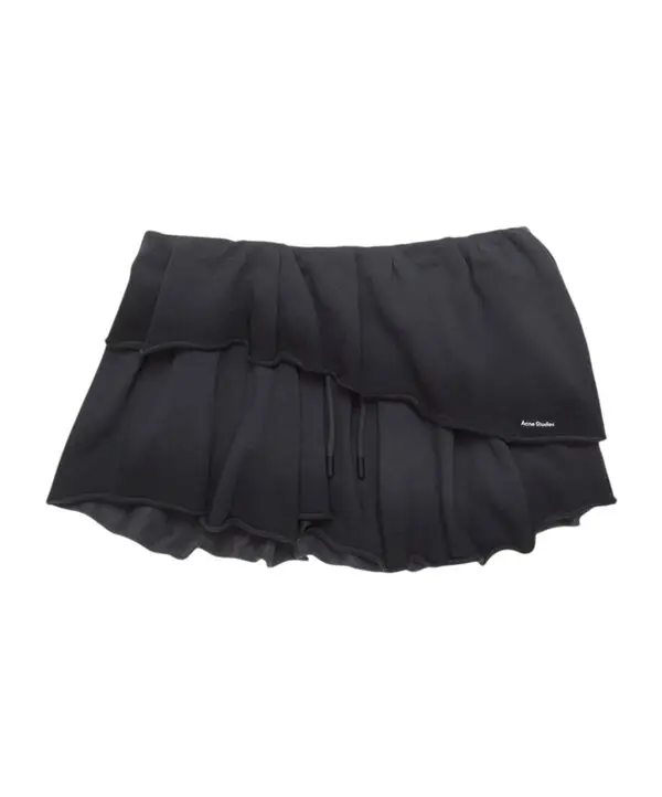 Acne Studios Fleece Mini Skirt - Faded Blue