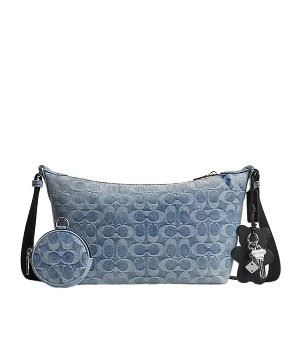 COACH Small Crossbody Bag With Detachable Pouch - Gray