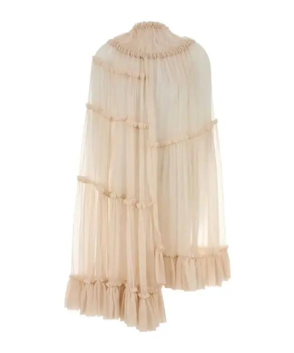 Dries Van Noten Pleated Asymmetrical Dress